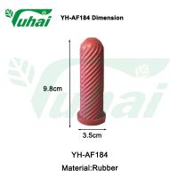 China YH184 Animal Feeding Teats Ripple Rubber Teat 3.5x10.2cm for sale