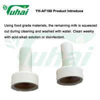 China Soft Rubber Animal Feeding Teats Animal Feed Nipple 5.9x9.5cm for sale