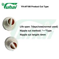 China Soft Rubber Animal Feeding Teats Animal Feed Nipple 5.9x9.5cm for sale