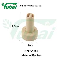China Soft Rubber Animal Feeding Teats Animal Feed Nipple 5.9x9.5cm for sale