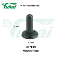 China Black Rubber Calf Feeding Bottle Nipple Teats For Lamb Feeding for sale