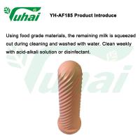 China Pink Calf Feeding Bottle Nipple Milking Rubber Teats Bottle Nipple For Milking Cow for sale