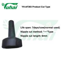 China Black Animal Feeding Teats Nipple For Calf Feeding Bottle Lamb Milk Nipple For Dairy Farm for sale
