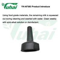 China Black Animal Feeding Teats Nipple For Calf Feeding Bottle Lamb Milk Nipple For Dairy Farm for sale