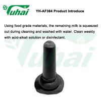 China Black Rubber Material Lamb Feeding Teats For Cow Feedeing Bottle for sale