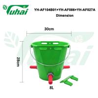 China 8L Feeding Bucket Milk Bucket Feeder For Cow Or Goat Cattle Feeder for sale