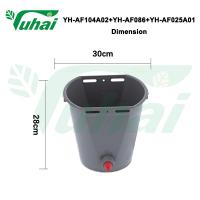 China Animal Feeding Buckets With Multiple Size Teats Nipple 8l Cattle Feeder Buckets for sale