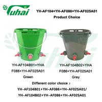 China 8L Lamb Feeding Buckets Goat Bucket Feeder With Teat Animal Feeding Bucket for sale