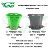 China 8L Feeding Buckets With Multiple Teats Lamb Calf Nipple Milk Feeder for sale