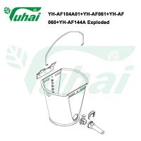 China Calf Milk Feeding Buckets 8l With Multiple Teats Lamb Calf Nipple Milk Feeder PP Material for sale
