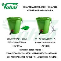 China Calf Milk Feeding Buckets 8l With Multiple Teats Lamb Calf Nipple Milk Feeder PP Material for sale