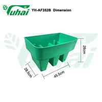 China Green 30 Liters Volume 3 Claves Milk Bucket For Animal Feeding Milking Bucket for sale