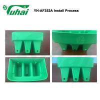 China Green 30 Liters Volume 3 Claves Milk Bucket For Animal Feeding Milking Bucket for sale