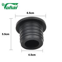 China YH166 Rubber Elbow Fittings Pipeline Plug For Milking Cluster Washer Set, Milk Line Stopper for sale
