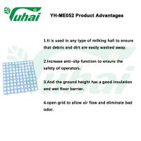 China Milking Parlor Mats Rubber Stable Cow Mat Rotary Milk Parlour Rubber Mat for sale