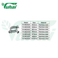 China White Stainless Steel Pipe Fittings Pipe Joints For Dairy Farm for sale