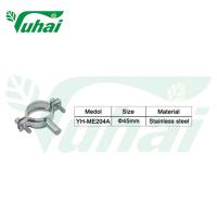 China White Stainless Steel Pipe Fittings Pipe Joints For Dairy Farm for sale