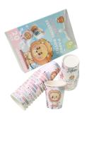 China Disposable Biodegradable Paper Serving Cups For Baby Milk With Size Is 8.1*8.1*17.6 cm/5 pieces And Weight Is 10 Gram for sale