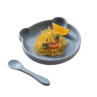 China ISO Khaki Childrens Xmas Plates Bowl Set Personalised With Size Is 18*18*4cm And Weight Is 220 Gram for sale