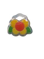 China JOURJOY Two-color silicone teether (grape) with size 8.9*7.5cm With weight 19 gram for sale