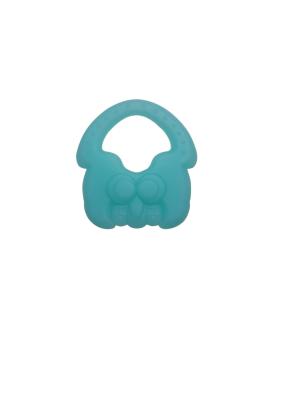 China JOURJOY silicone teether (octopus) with size 7.2*6.6*1.2cm With weight 18 gram for sale
