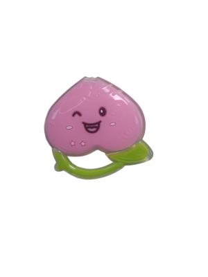 China Handheld Food Shaped Teethers Chewing Silicone Toy Non Toxic With Size Is 8*7.3 cm And Weight Is 41 Gram for sale