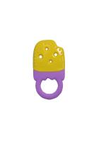 China 43 Gram Lightweight Soft Silicone Teether Handheld For Babies With Size Is 8*7.3 cm And Weight Is 43 Gram for sale