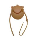 China Baby Koala Silicone Infant Pacifier Holder Custom Made With Size Is 6.8*7.3cm/36*2.5cm And Weight Is 47 Gram for sale