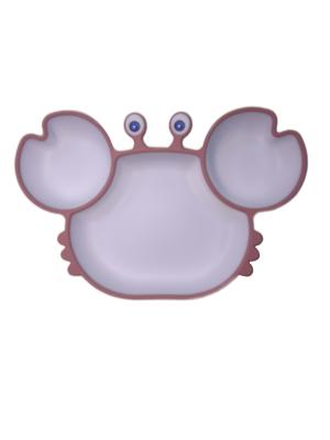 China Customized Childrens Silicone Plates bowl Phthalate Free With Size Is 23*18*3.7 cm And Weight Is 241 Gram for sale