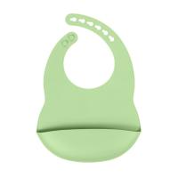 China Waterproof Infant Baby Feeding Bib Green Pink Blue Yellow Gray Oem With Size Is 3.5*30.6*20.8 cm And Weight Is 81 Gram for sale