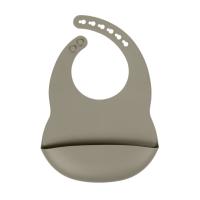China Newborn Feeding Silicone Catch Bib With Pocket Custom With Size Is 3.5*30.6*20.8 cm And Weight Is 81 Gram for sale