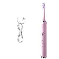 China Sonic Electric Ultrasonic Automatic Toothbrush Soft Bristle OEM Service With Size Is 5.5*24*3.1cm And Weight Is 41 Gram for sale