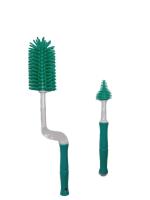 China Ergonomic Kitchenware Bottle Cleaning Brush Set Rubber With Weight Is 103 gram And Size Is 19.5*3.6cm and 32*5.3cm for sale