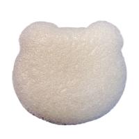 China Konjac Honeycomb Newborn Baby Bath Sponge Yellow With Size Is 9*8*8cm And Weight Is 4 Gram With Package Is 12 Gram for sale