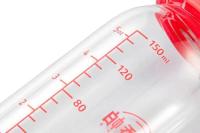 China 150ML Capacity Borosilicate Glass Feeding Bottle 153 G/ Accessories Sustainable Stocked Student Friendly Dishwasher Safe for sale