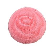 China Pink Color Rectangular Children Sponge Absorbency Non Toxic Safety Konjac Sponge for Kids 16 Gram And Size Is 8*6*2.5 cm for sale
