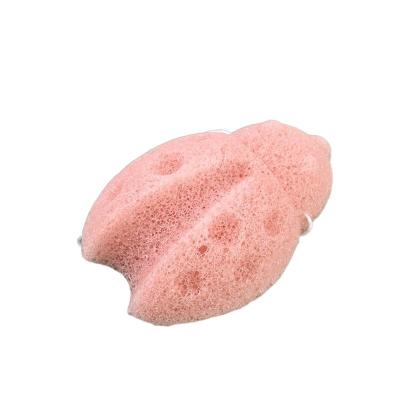 China Absorbency Polyurethane Foam Konjac Sponge Unscented Children Cleaning Sponge Seven-spotted Ladybug Size Is 8*6*2.5 cm for sale