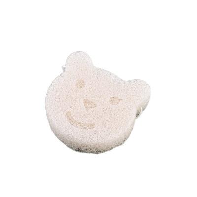 China Bear Shape Bath Konjac Sponge Weight Is 16 Gram Non toxic Cleaning Sponge for Long lasting Durability Size Is 8*6*2.5cm for sale