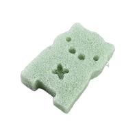 China Purple Color 16 Gram And Size 8*6*2.5 cm Rectangular Polyurethane Foam Children Sponges Assorted Absorbency for Cleaning for sale