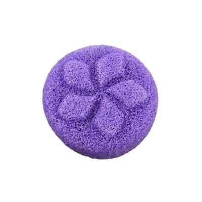 China Purple Color 16 Gram And Size 8*6*2.5 cm Rectangular Polyurethane Foam Children Sponges Assorted Absorbency for Cleaning for sale