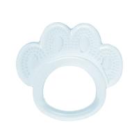 China Pink Eco Friendly Bear Paws Silicone Baby Teether Toys For Soothing Sore Gums With Size 8*8*2cm for sale