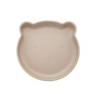 China Food Grade Personalised Childrens Tableware Pink Color Cutlery And Plate Set With Size 18*18*4cm And Weight 220Gra for sale