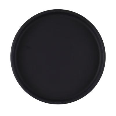 China OEM/ODM Weaning Suction Black Colors Silicone Bowls And Plates Set 18x18 for sale