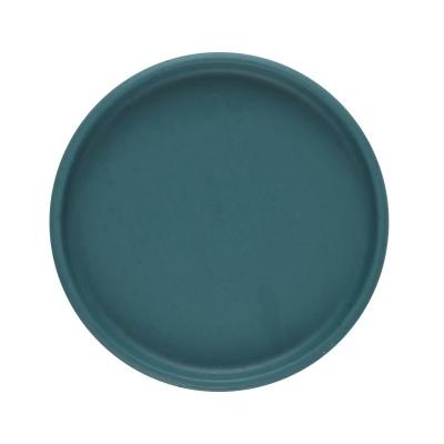 China OEM/ODM Weaning Suction Dark Blue Colors Silicone Bowls And Plates Set 18x18 With Size 18*18*2.5cm And Weight Is 200Gram for sale