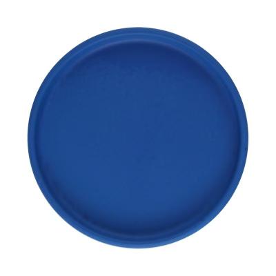 China OEM/ODM Weaning Suction Dark Blue Colors Silicone Bowls And Plates Set 18x18 for sale