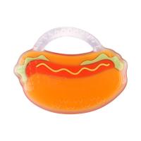 China 43 Gram Ice Cream Shape Lightweight Soft Silicone Teether Handheld For Babies With Size 8*7.3cm And Weight 43 Gram for sale