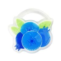 China 43 Gram Ice Cream Shape Lightweight Soft Silicone Teether Handheld For Babies With Size 8*7.3cm And Weight 43 Gram for sale