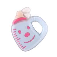 China Handheld Silicone Wrist Teether Starfish Shape 2 Colors Ice Cream Phthalate Free With Size 8*7.3cm And Weight 38 Gram for sale