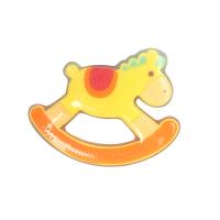 China Handheld Silicone Wrist Teether Starfish Shape 2 Colors Ice Cream Phthalate Free With Size 8*7.3cm And Weight 38 Gram for sale