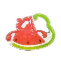 China 2 Colors Elephant Penguin Watermelon Silicone Baby Teether Mesh Fruit Customized With Size 8*7.3cm And Weight Is 30Gram for sale